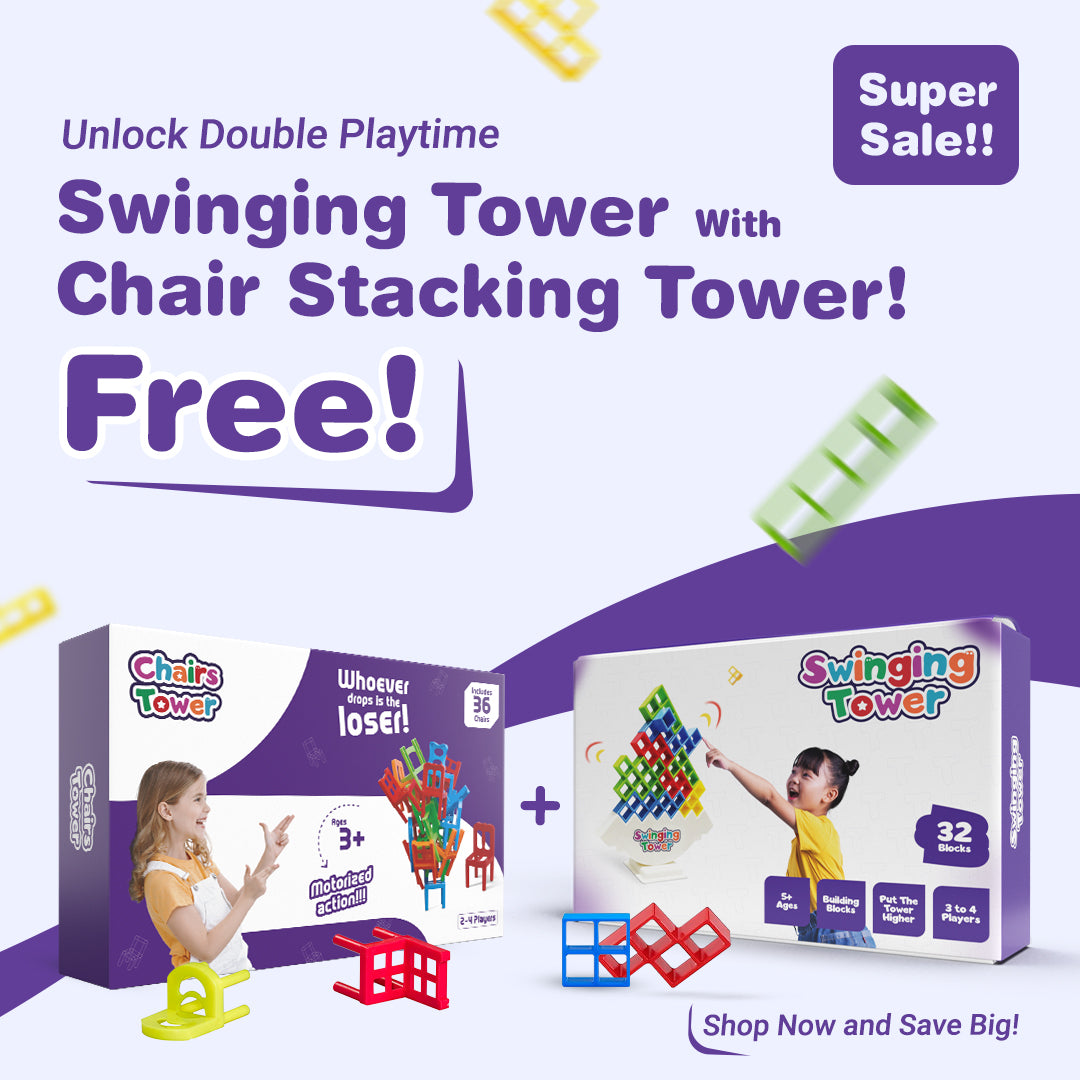💥Swinging Tower Game || Perfect For Kids & Adults 👨‍👩‍👦‍👦 Mind Game🔥